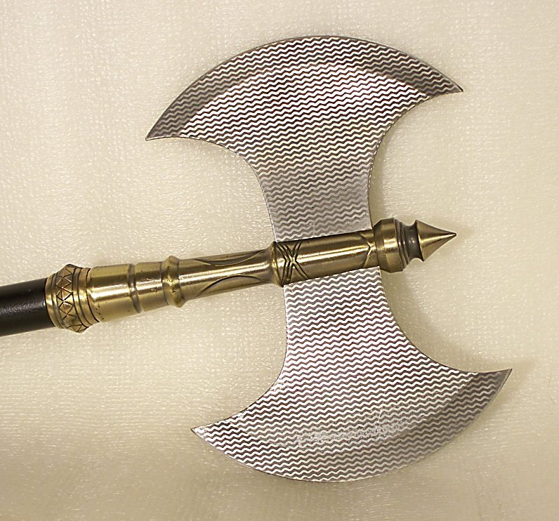 Double Headed Medieval Castle Battle Axe Autumn