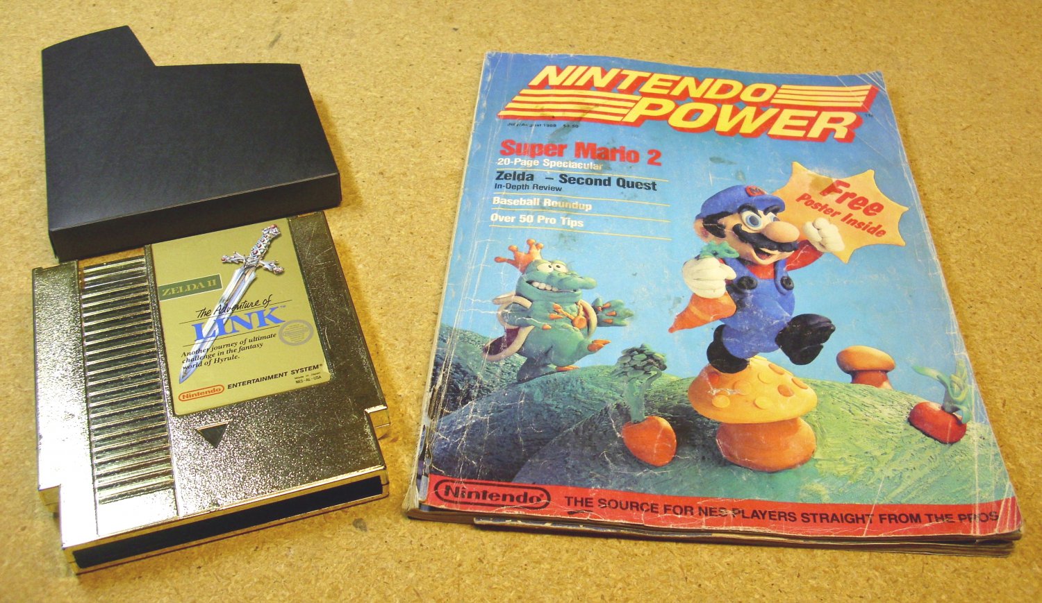 Zelda 2 NES and Nintendo Power magazine 1988 July, August, The ...