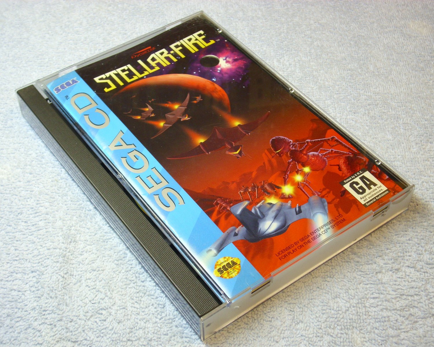 Stellar Fire Sega CD Genesis with game case and manual sold AS-IS by ...