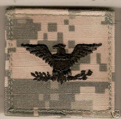 ARMY RANK INSIGNIA ACU "COLONEL"