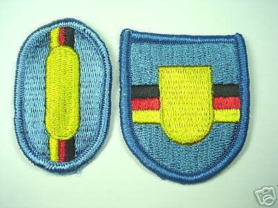 5TH QUARTERMASTER DETACHMENT FLASH AND OVAL