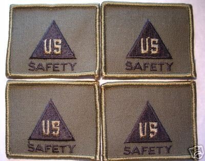 US ARMY CIVILIAN SAFETY PATCH INSIGNIA NEW