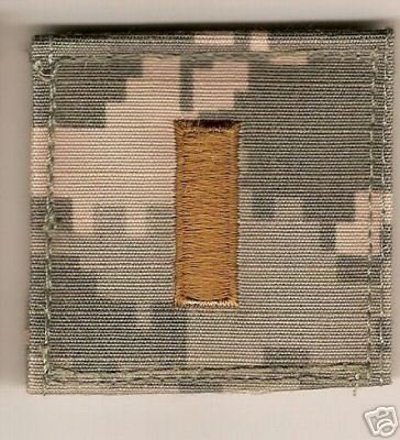ARMY RANK INSIGNIA ACU "SECOND LIEUTENANT"