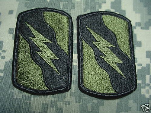 155th Armor Brigade patches lot of 2 subdued