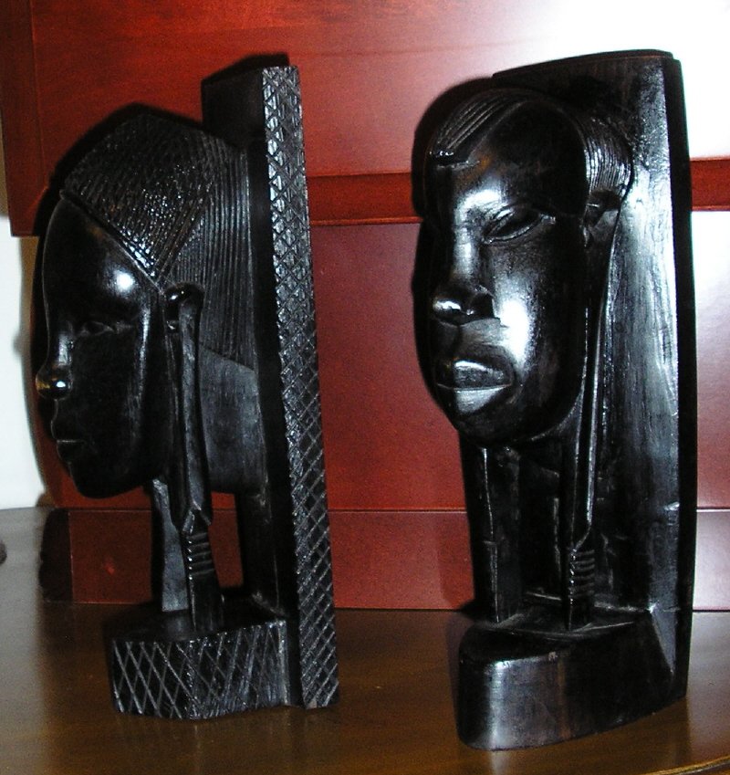 Antique African wood Carving sculptures Tribal folk art