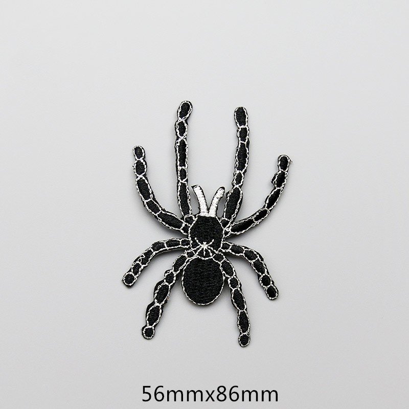 Black Spider Embroidered Patches/Animal Patches/Iron-On/Sew-On Patch ...