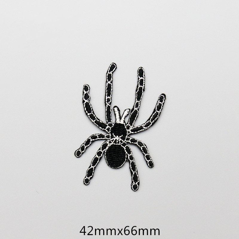 Black Spider Embroidered Patches/Animal Patches/Iron-On/Sew-On Patch ...