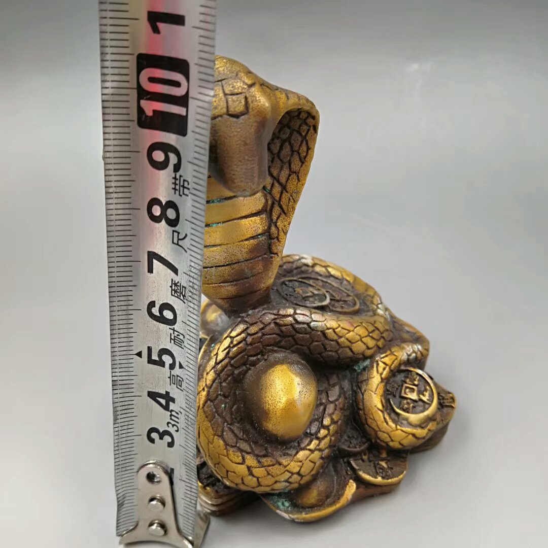 Copper and gold. Ancient money snake (court system). To ward off bad ...