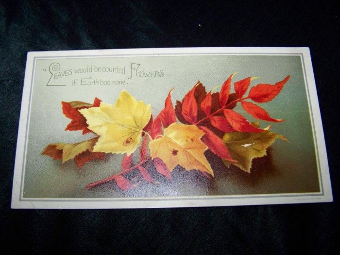 Antique 1882 Chromo Litho CHRISTMAS CARD Louis Prang Co