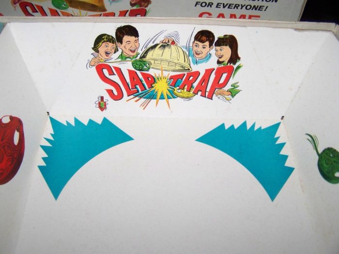 Vintage 1967 SLAP TRAP Pounce IDEAL Action Board Game