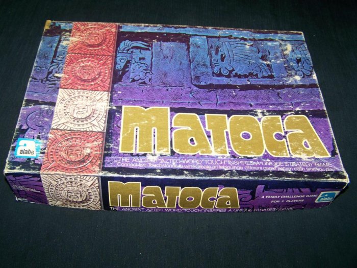 Vintage 1973 MATOCA Ancient Aztec Strategy Game Alabe
