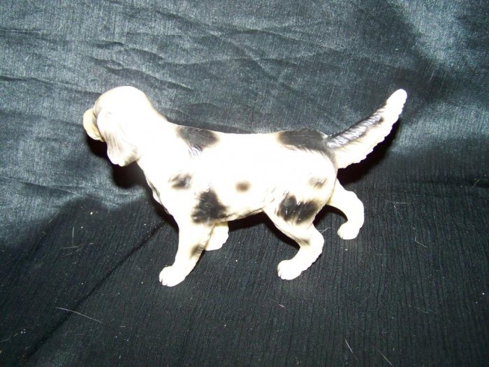 Vintage Hard Plastic English Setter HUNTING DOG Figure