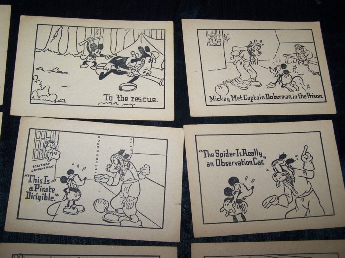Vintage 1930s Walt Disney MICKEY MOUSE Draw Color BIG LITTLE Book