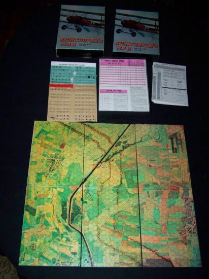 Vintage RICHTHOFEN'S WAR WW1 Avalon Hill War Board Game