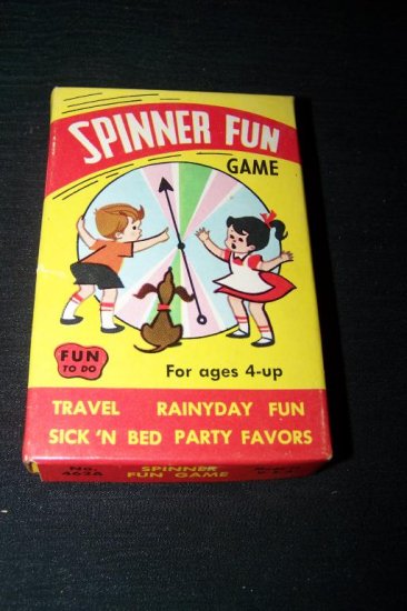 Vintage 1960s SPINNER FUN Card Game Warren Built-Rite
