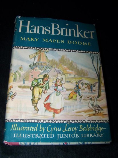Vintage 1945 HANS BRINKER Mary Mapes Dodge HC/DJ Book