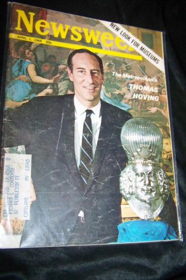 Vintage NEWSWEEK Magazine April 1 1968 THOMAS HOVING