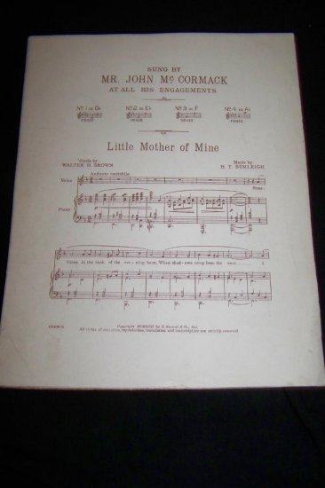 Antique 1900 EXCELSIOR Shapiro Bernstein Sheet Music