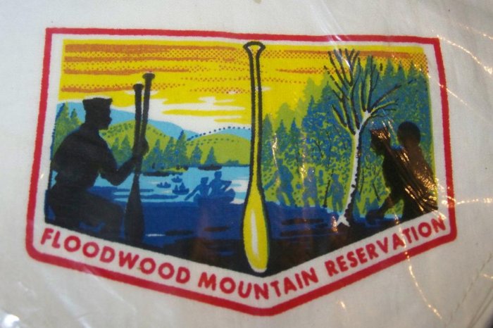 Vintage Boy Scouts BSA Neckerchief Floodwood Mountain Reservation
