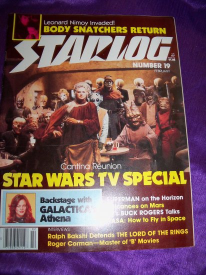Vintage STARLOG Magazine February 1979 #19 Star Wars TV, Ralph Bakshi ...