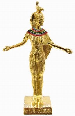 PEWTER -EGYPTIAN GODDESS SERKET FIGURINE (6225s)