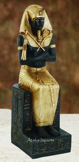 GRANT 4' LIFE SIZE EGYPTIAN PHARAOH KING STATUE (5968)