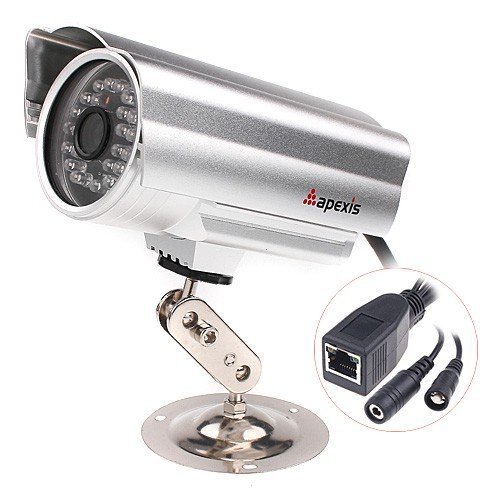 Outdoor Apexis Wired Nightvision IR LED Security Webcam Web Camera IP ...
