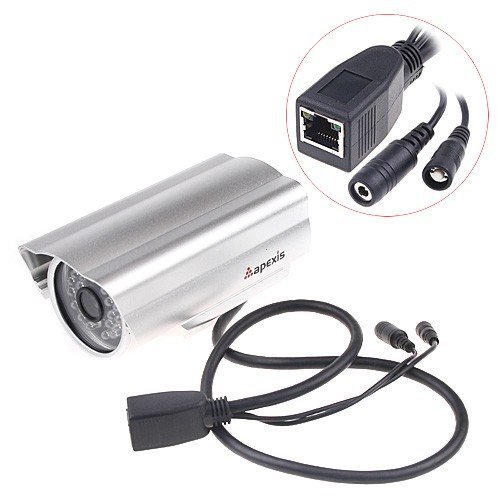 Outdoor Apexis Wired Nightvision IR LED Security Webcam Web Camera IP ...