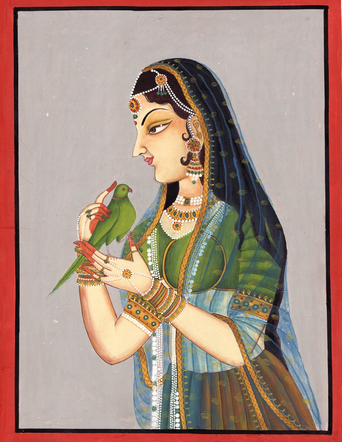 Rajasthan Indian Miniature Painting Handmade Rajput Ethnic Decor ...