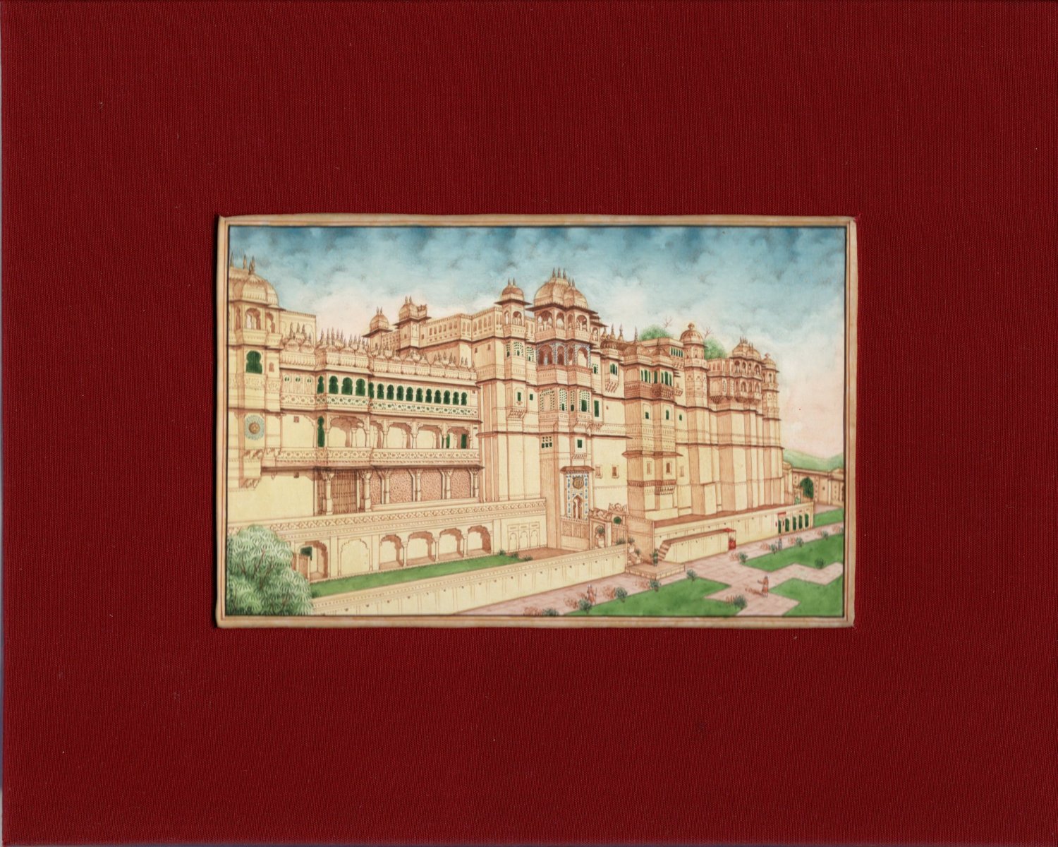 Udaipur City Palace Miniature Art Handmade Rajasthan India Architecture ...