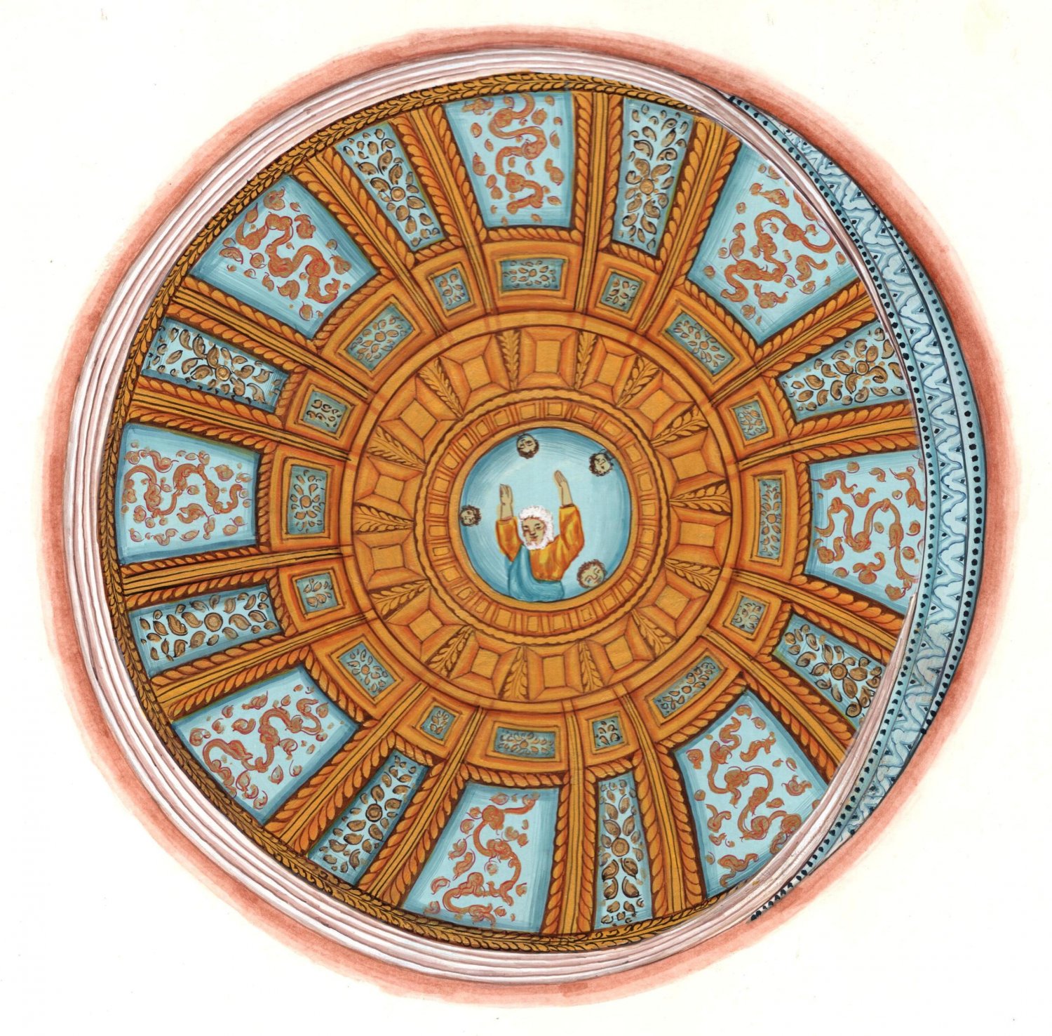 Chigi Chapel Painting Handmade Raphael Santa Maria del Popolo Rome ...