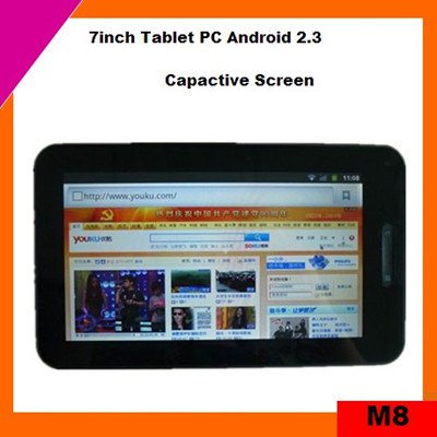 Cheap 7inch tablet pc mid android 2.3 support flash 10.3 (M8)