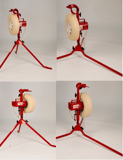 First Pitch Baseline Baseball/Softball Pitching Machine Combo