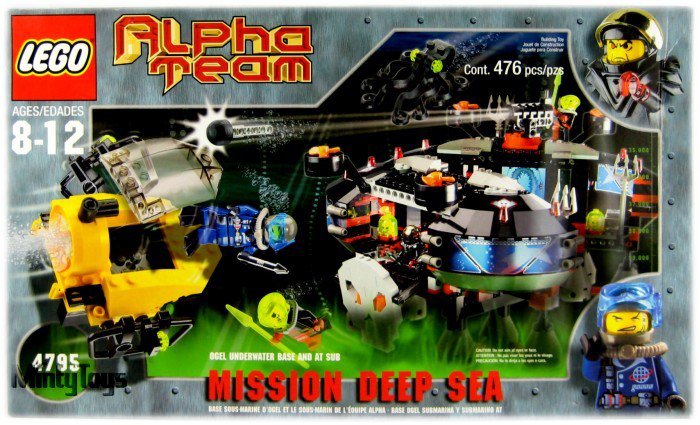 LEGO 4795 Alpha Team Ogel Underwater Base and AT Sub