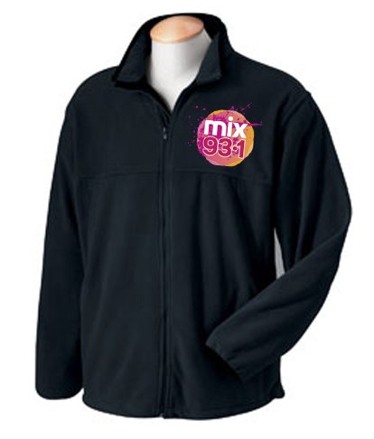 XL - Black - "Mix 93.1 - WHYN" Ladies Chestnut Hill Microfleece Full ...