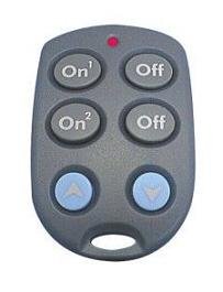 X10 Pro PHR04, RKR24 or KR19a Keychain Remote for 2 Devices with Bright ...