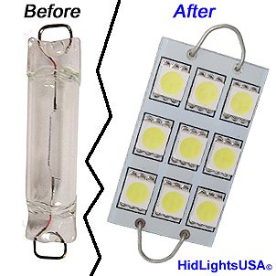 GP Thunder 1142 211-2 561 562 564 44mm 9-SMD LED Amber Rigid Loop Light ...