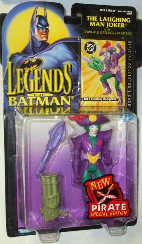 LEGENDS OF BATMAN PIRATE EDITION LAUGHING MAN JOKER ACTION FIGURE 1995 ...