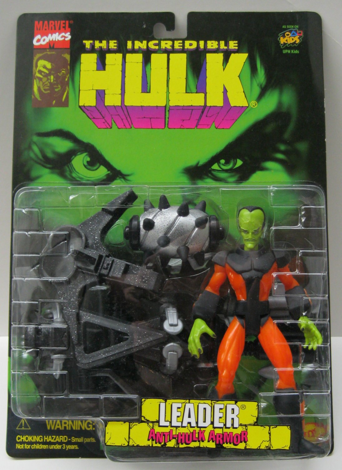 INCREDIBLE HULK SERIES THE LEADER ACTION FIGURE WITH ANTI-HULK ARMOR ...