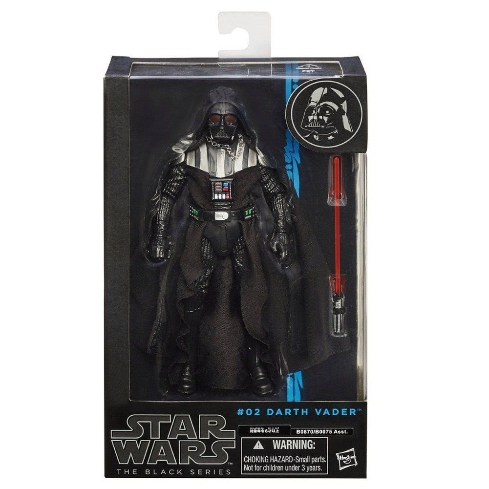 STAR WARS BLACK SERIES DARTH VADER 6 INCH POSEABLE ACTION FIGURE HASBRO ...