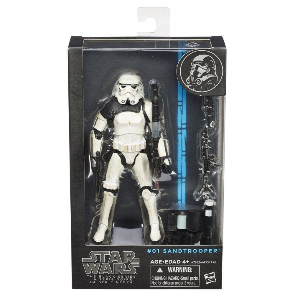 STAR WARS BLACK SERIES SANDTROOPER 6 INCH POSEABLE ACTION FIGURE 2014 ...