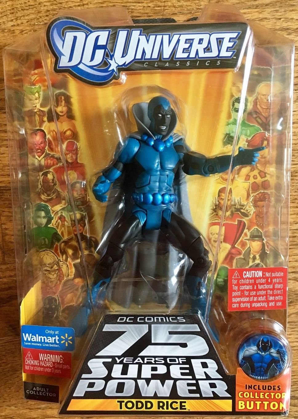 DC UNIVERSE CLASSICS WALMART EXCLUSIVE TODD RICE ACTION FIGURE ULTRA ...