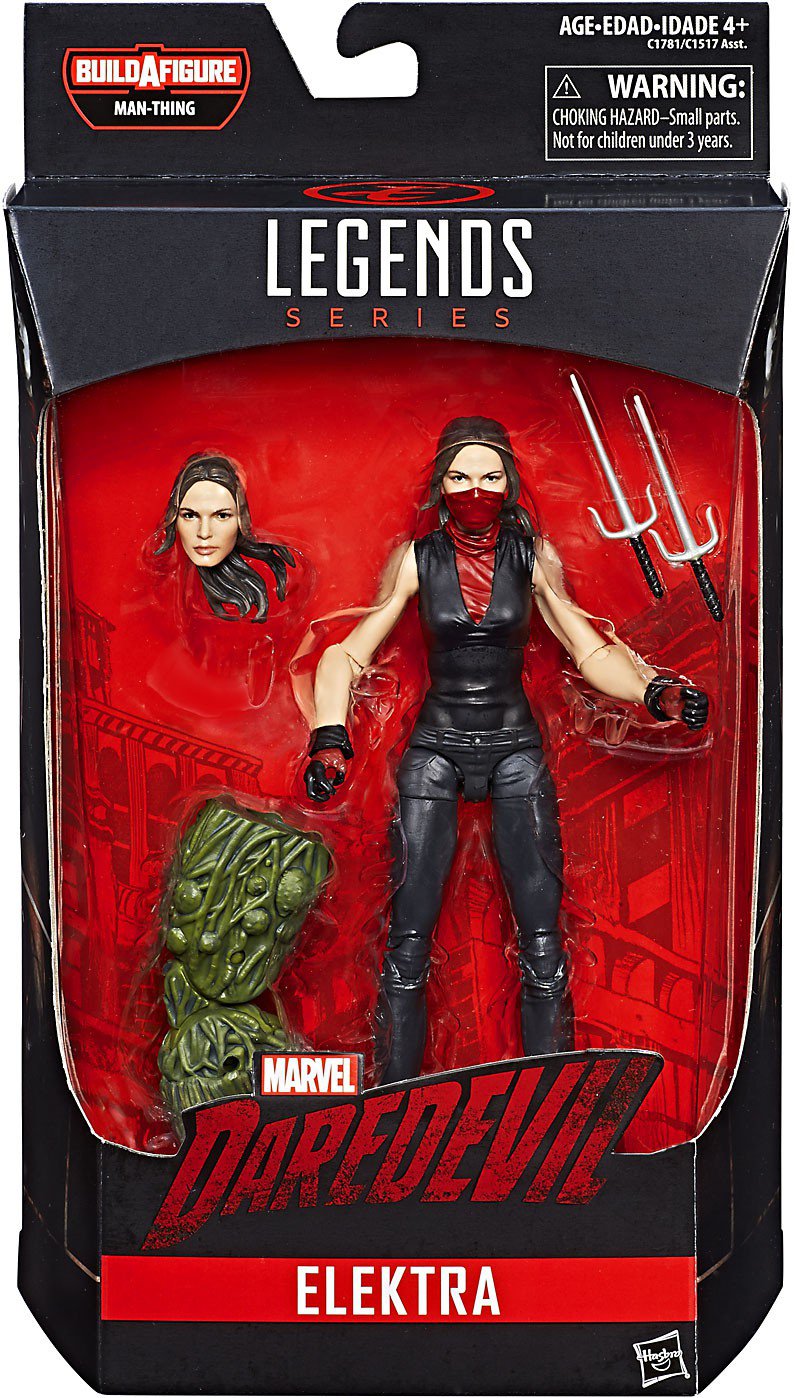 MARVEL LEGENDS ELEKTRA ACTION FIGURE MAN-THING NETFLIX WAVE SERIES ...