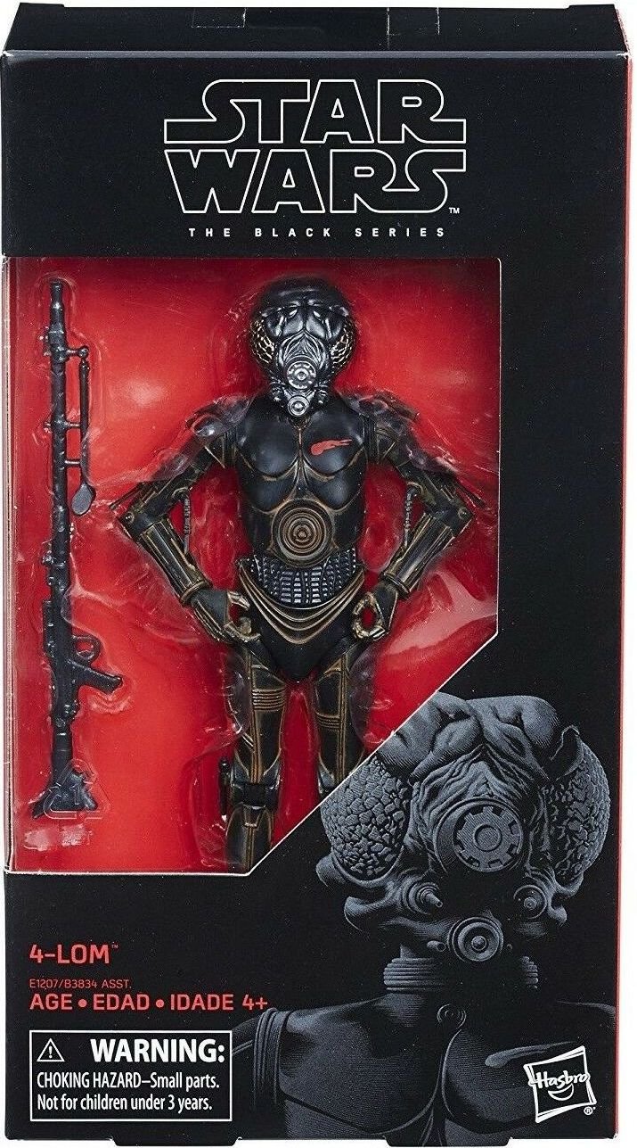 STAR WARS BLACK SERIES 4-LOM 6 INCH POSEABLE FIGURE HASBRO EMPIRE ...