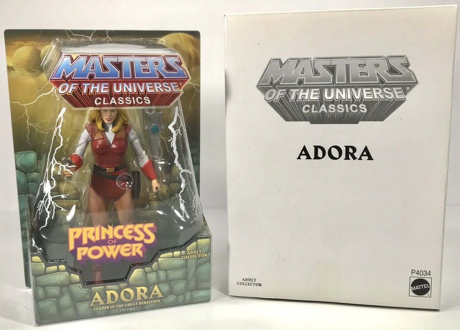 MASTERS OF THE UNIVERSE CLASSICS ADORA ACTION FIGURE HE-MAN SHE-RA ...