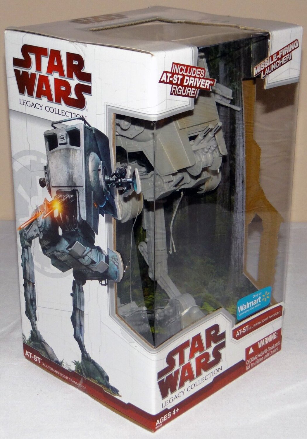 STAR WARS SAGA LEGACY AT-ST IMPERIAL ALL TERRAIN WALKER VEHICLE HASBRO ...