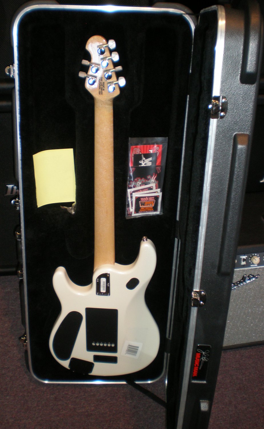 Music Man John Petrucci JP6 6 String Guitar Pearl White