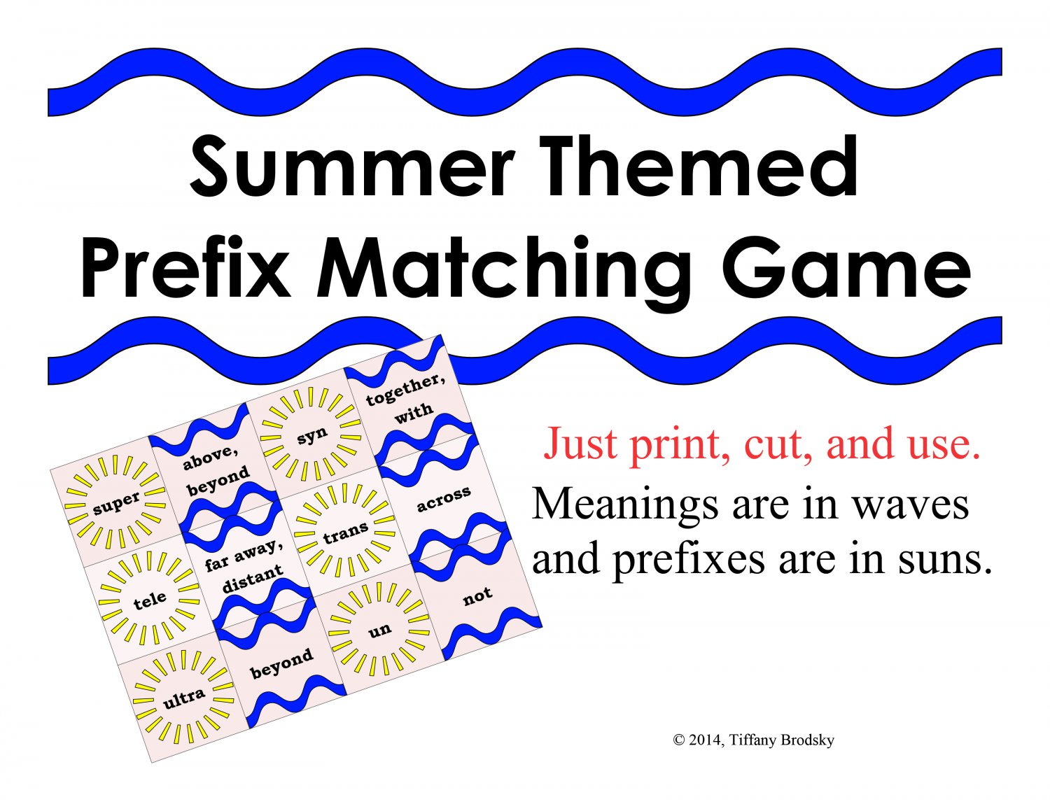 Prefix Matching Game of Prefixes and Meanings PDF