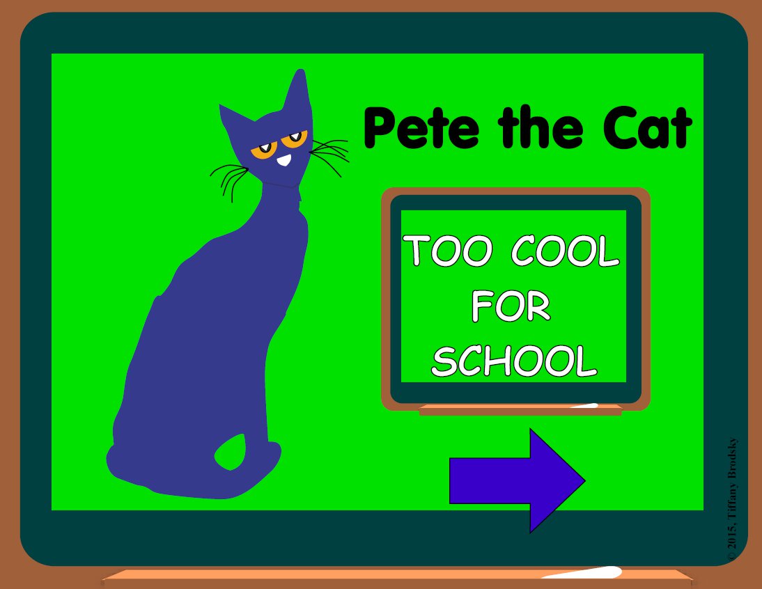 Pete the Cat Too Cool For School Interactive Vocabulary Game PDF - 160 ... Pete the Cat Too Cool For School Interactive Vocabulary Game PDF - 160 ...