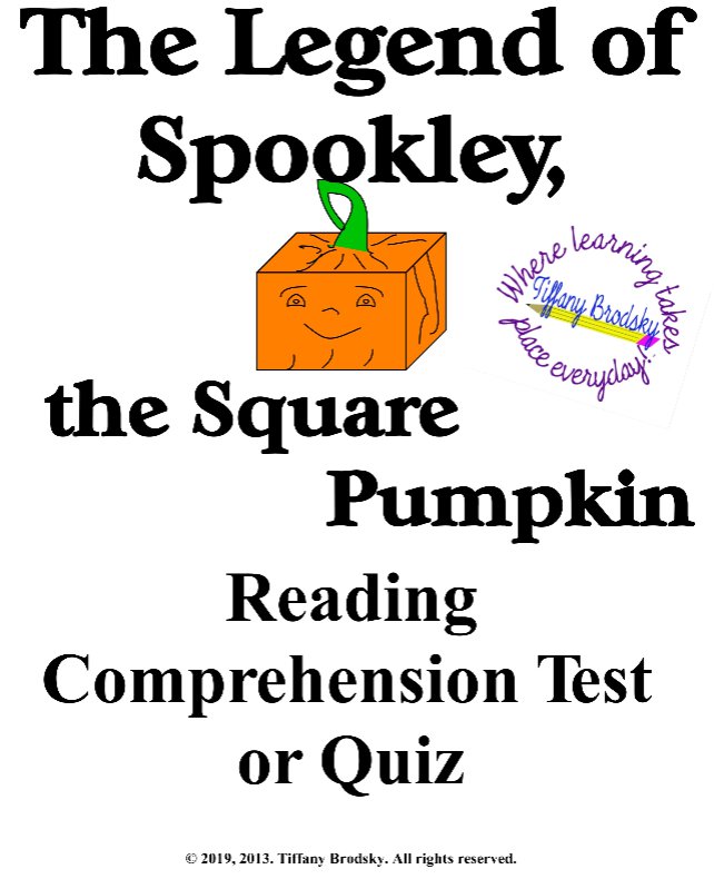 The Legend of Spookley, a Square Pumpkin Halloween Tale for Reading ...